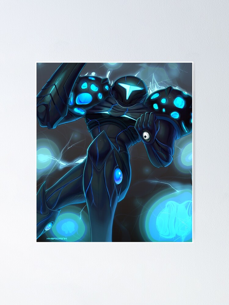 "Dark Samus" Poster by hybridmink | Redbubble