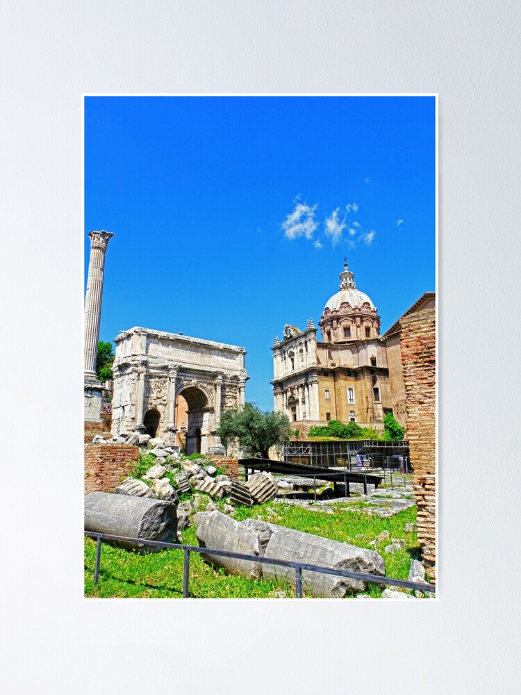 "The Roman Forum" Poster for Sale by Dinasworld | Redbubble