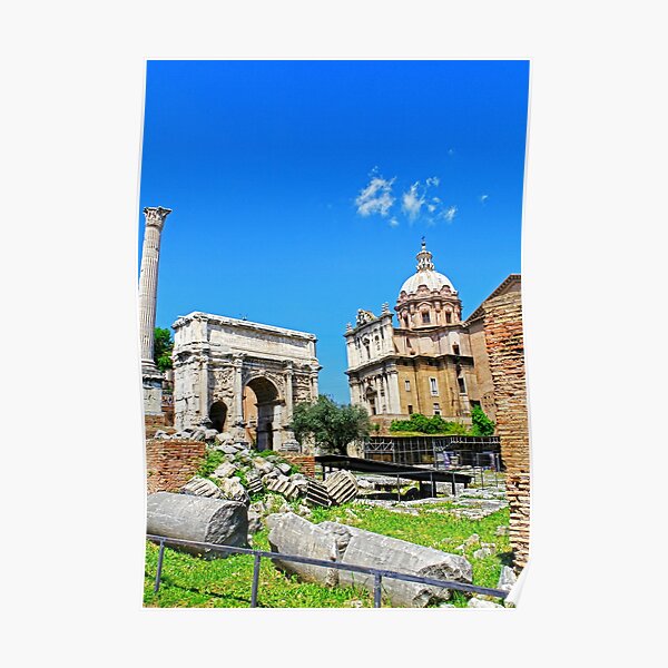 "The Roman Forum" Poster for Sale by Dinasworld | Redbubble