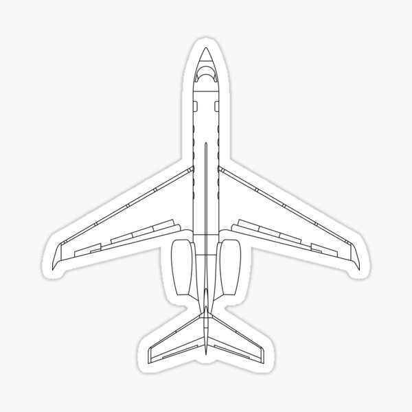 "Gulfstream G500 Model Design" Sticker for Sale by avionbubble | Redbubble