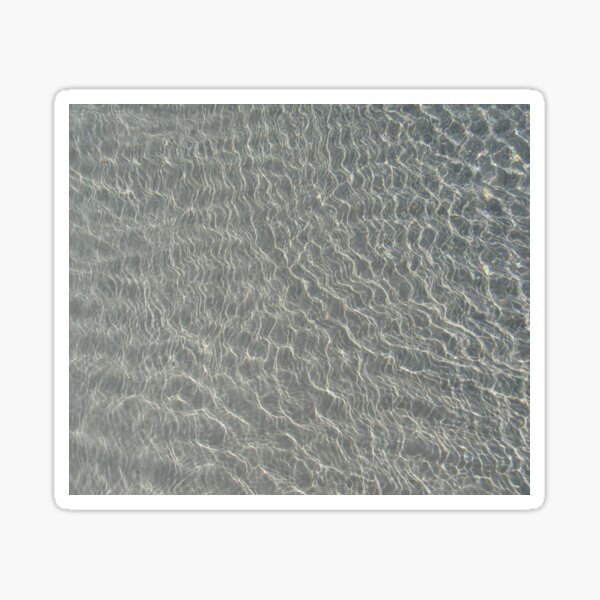 "Beach Ocean Water Ripples & Sand " Sticker for Sale by idovedesign ...