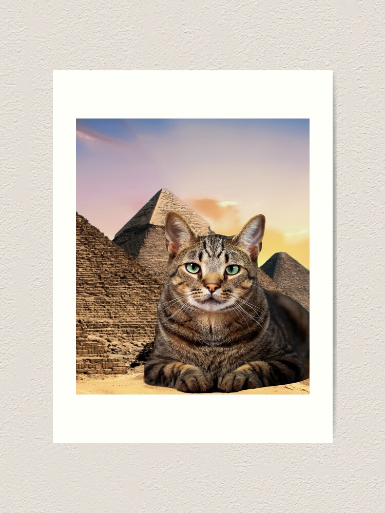 "Surreal photos with giant cats in the Pyramids of Giza. Catzilla ...