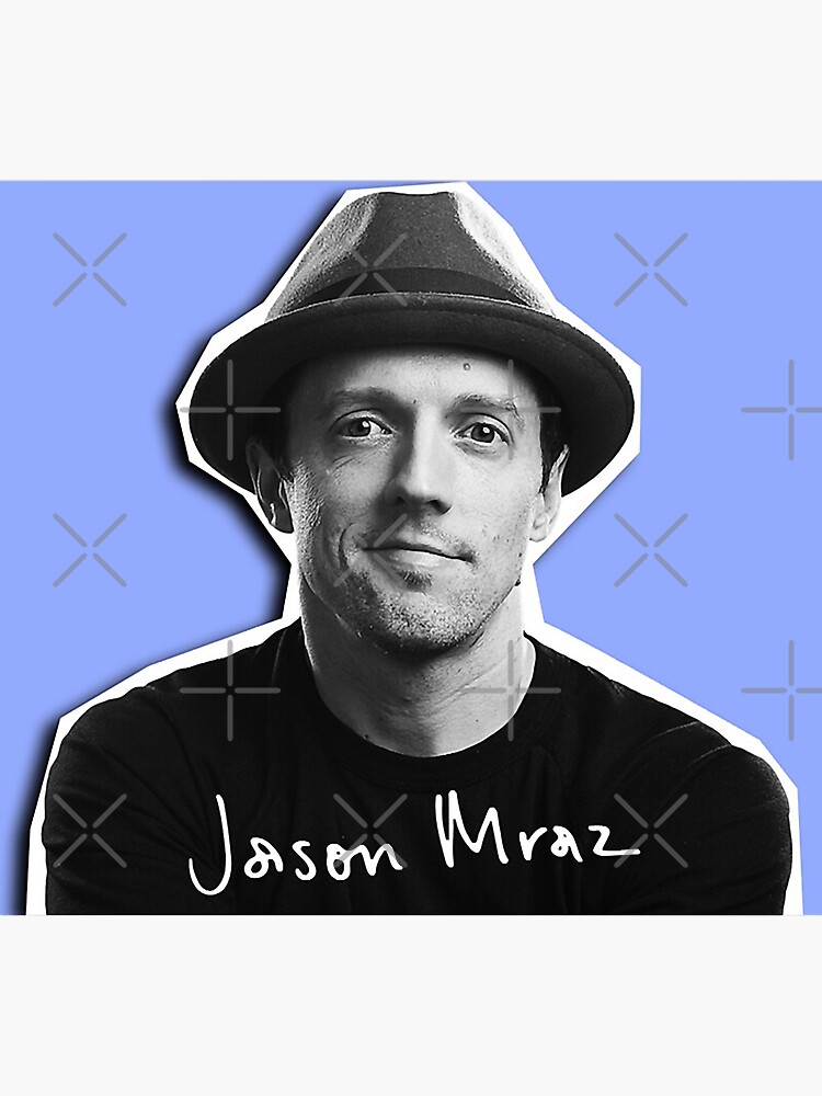 "Mens My Favorite Jason Mraz Gift For Birthday" Sticker for Sale by ...