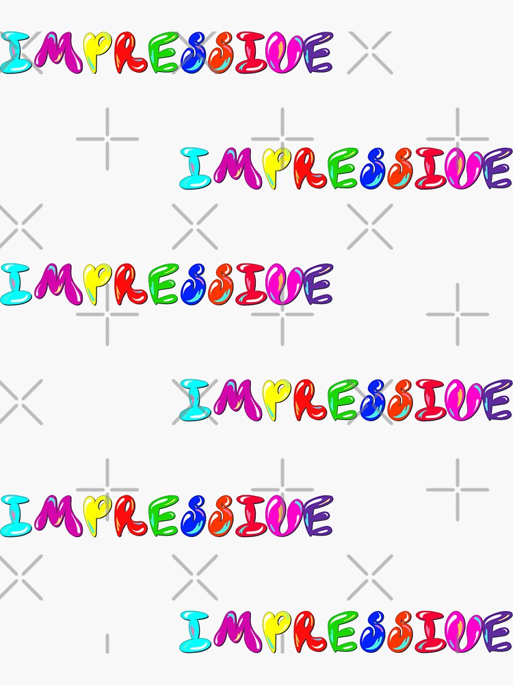 "Impressive Fun Cute Teacher Reward Motivational" Sticker for Sale by ...