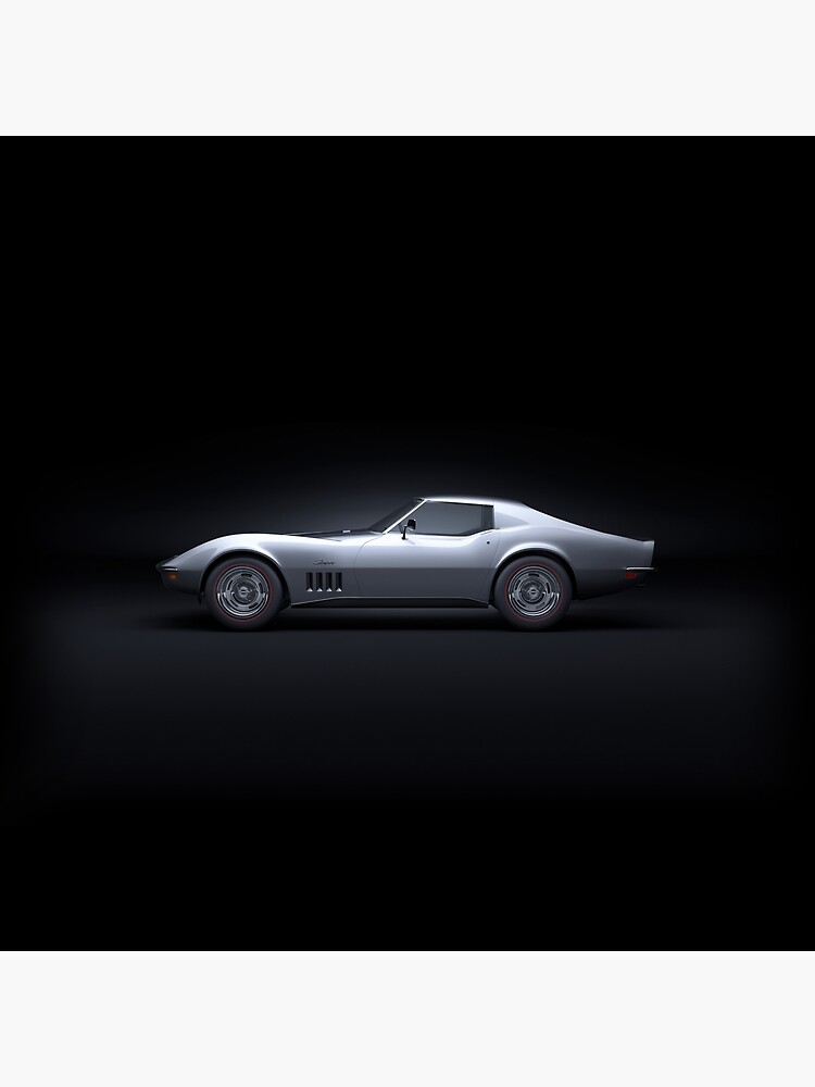 "Corvette C3 Stingray 1969 Cortez Silver" Poster for Sale by ...