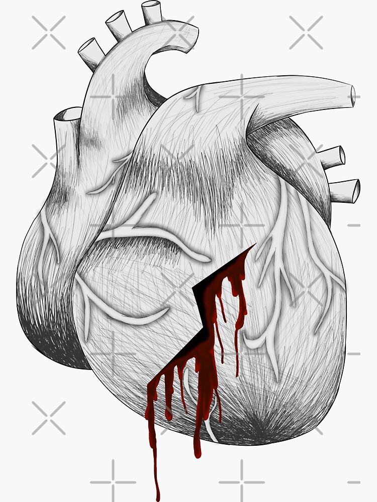 "My wither heart" Sticker for Sale by PiXell02 | Redbubble