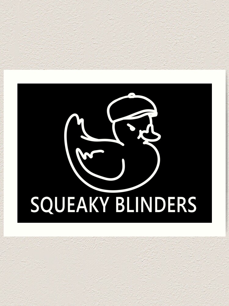 "Squeaky Blinders funny cute angry rubber duck quote lettering line ...