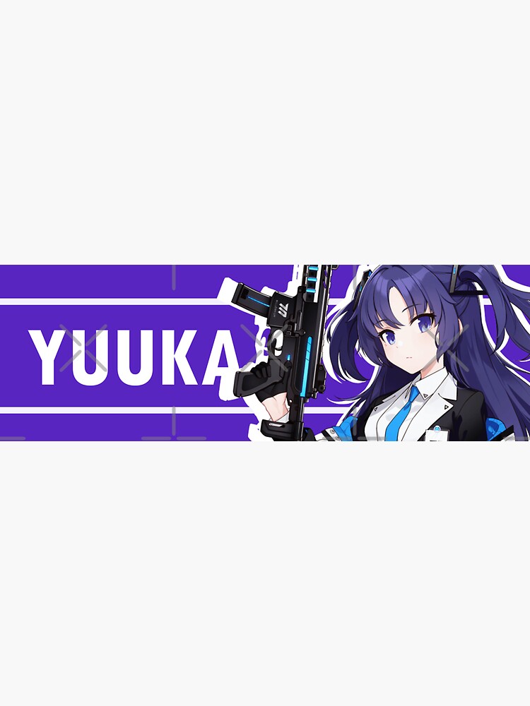 "Blue archive Yuuka Sticker For Car Blue archive Game Hayase Yuuka Blue ...