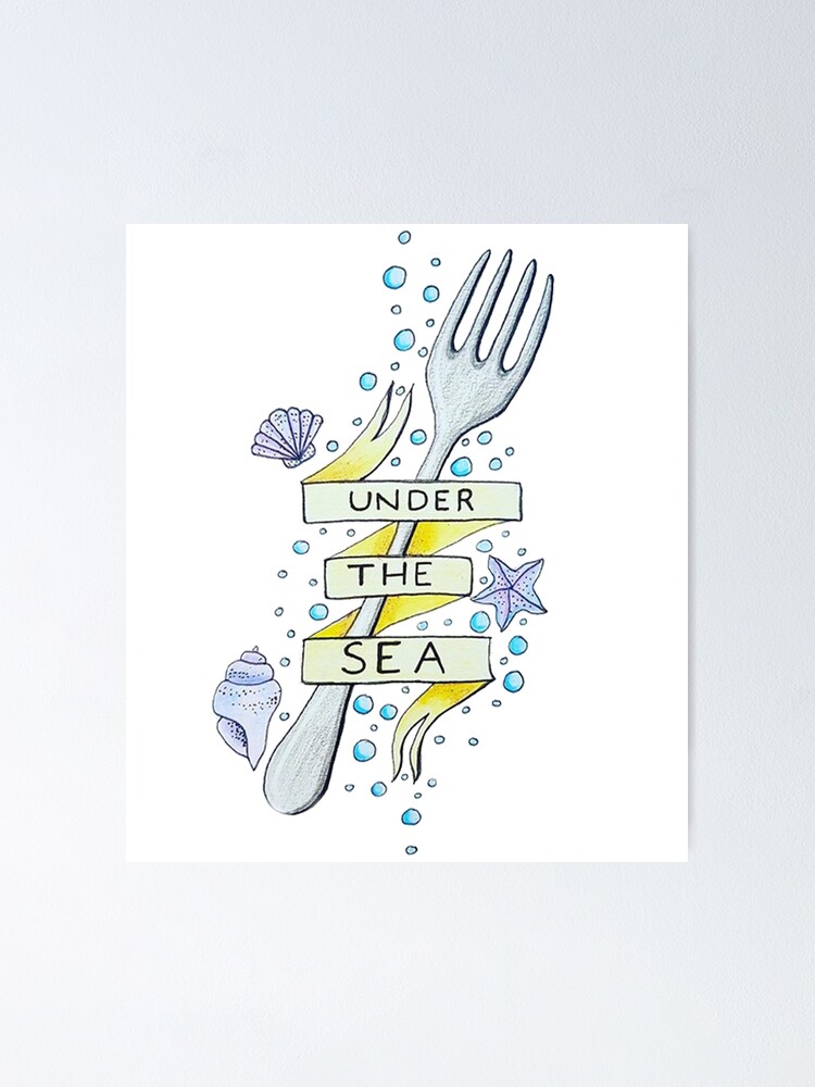"Under the Sea Dinglehopper " Poster for Sale by littlemooart | Redbubble