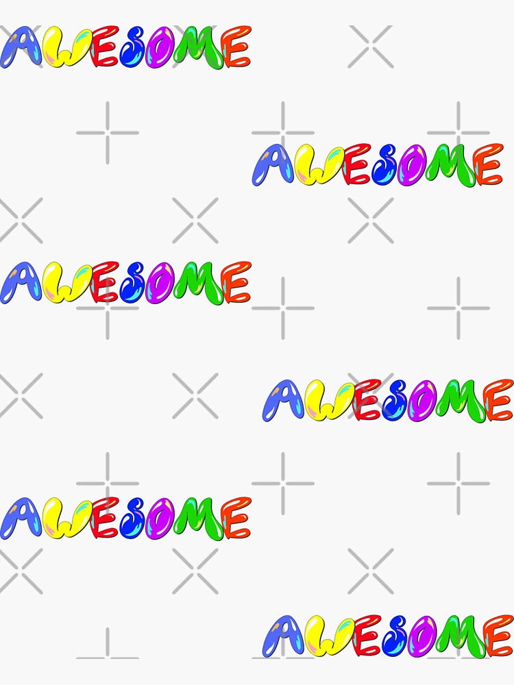 "Awesome Fun Cute Teacher Reward Motivational" Sticker for Sale by ...