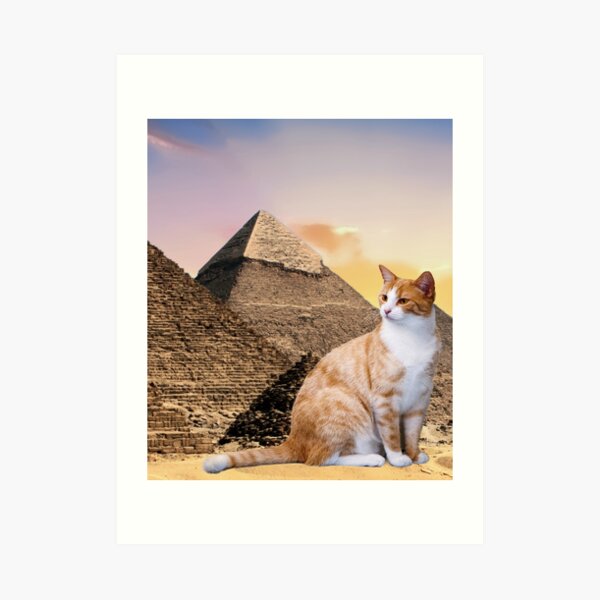 "Surreal photos with giant cats in the Pyramids of Giza. Catzilla ...