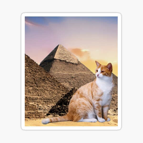 "Surreal photos with giant cats in the Pyramids of Giza. Catzilla ...