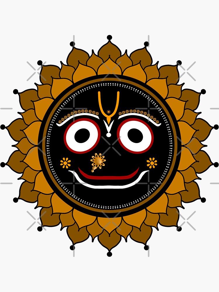 "Cute jagannath" Sticker for Sale by stayartsy07 | Redbubble