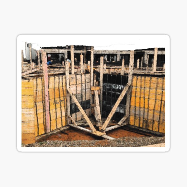 "panel formwork" Sticker for Sale by DBACHand9ACH | Redbubble