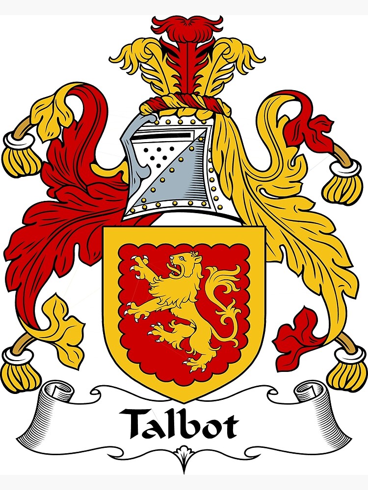 "Talbot I " Poster for Sale by HaroldHeraldry | Redbubble