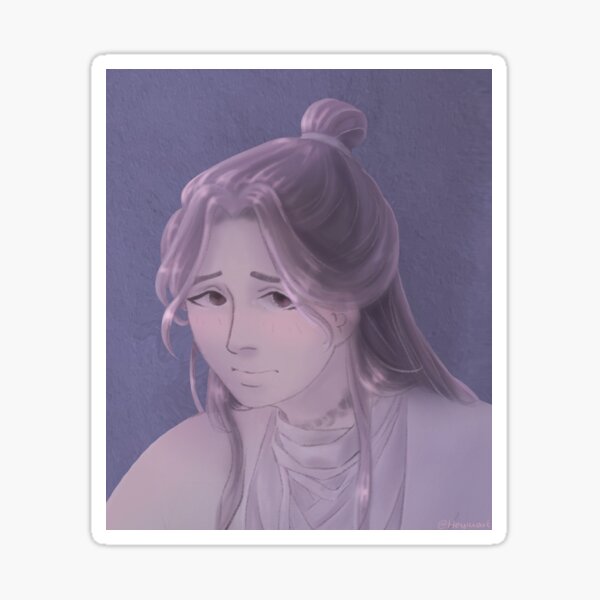 "Shy Xie Lian - TGCF" Sticker for Sale by Heyiuart | Redbubble