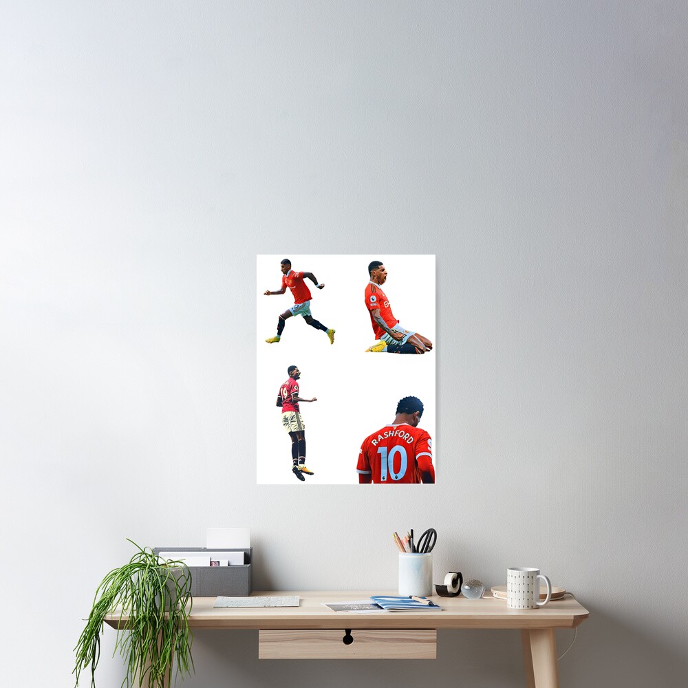 "Marcus Rashford Sticker Pack " Poster for Sale by loyalistwhiz | Redbubble