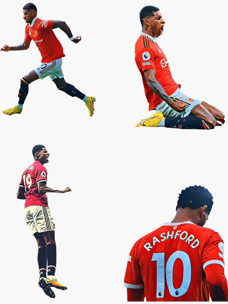 "Marcus Rashford Sticker Pack " Sticker for Sale by loyalistwhiz ...