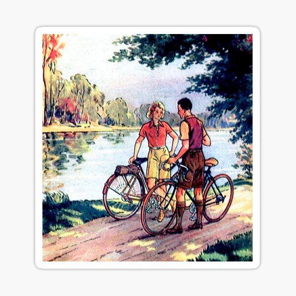 " An unexpected encounter..." Sticker for Sale by Imagineagain | Redbubble