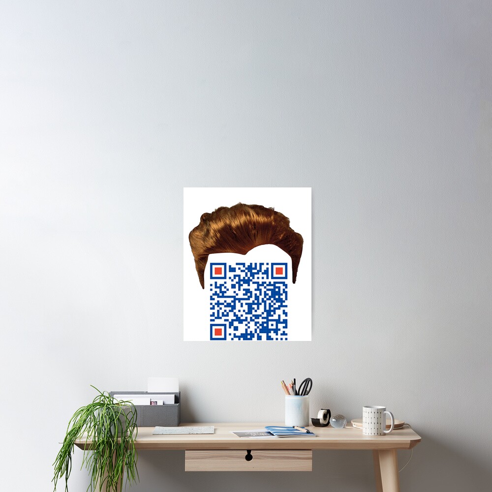 "QR code meme" Poster for Sale by WesternType | Redbubble