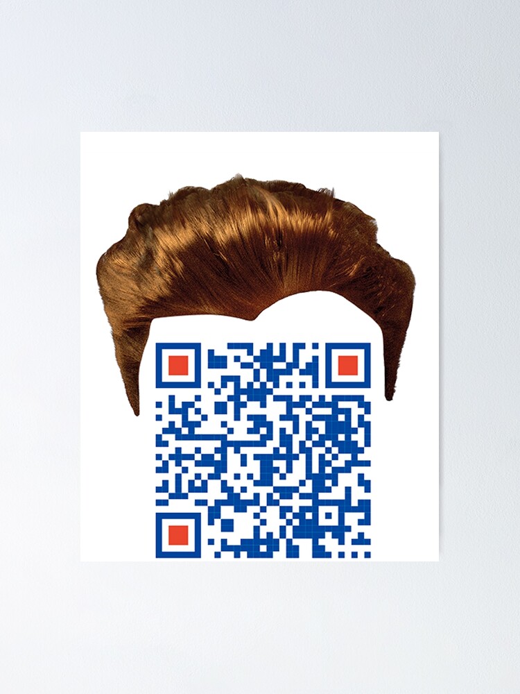 "QR code meme" Poster for Sale by WesternType | Redbubble