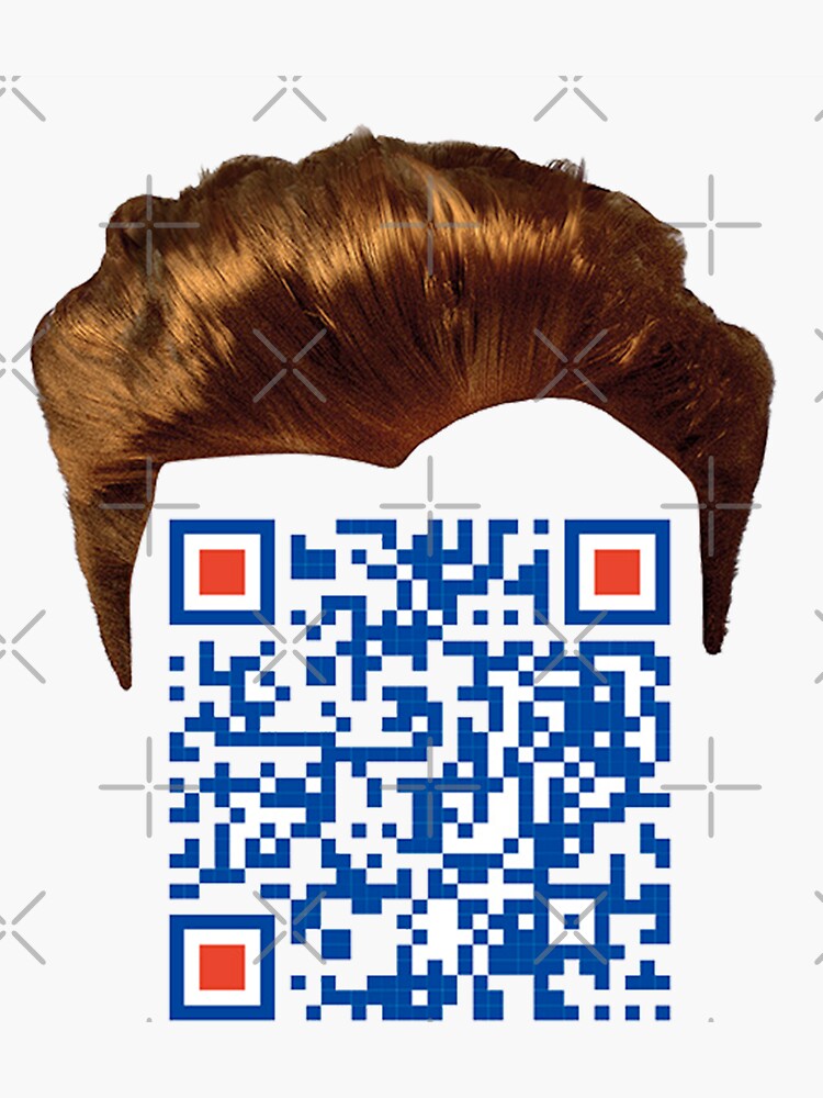 "QR code meme" Sticker for Sale by WesternType | Redbubble