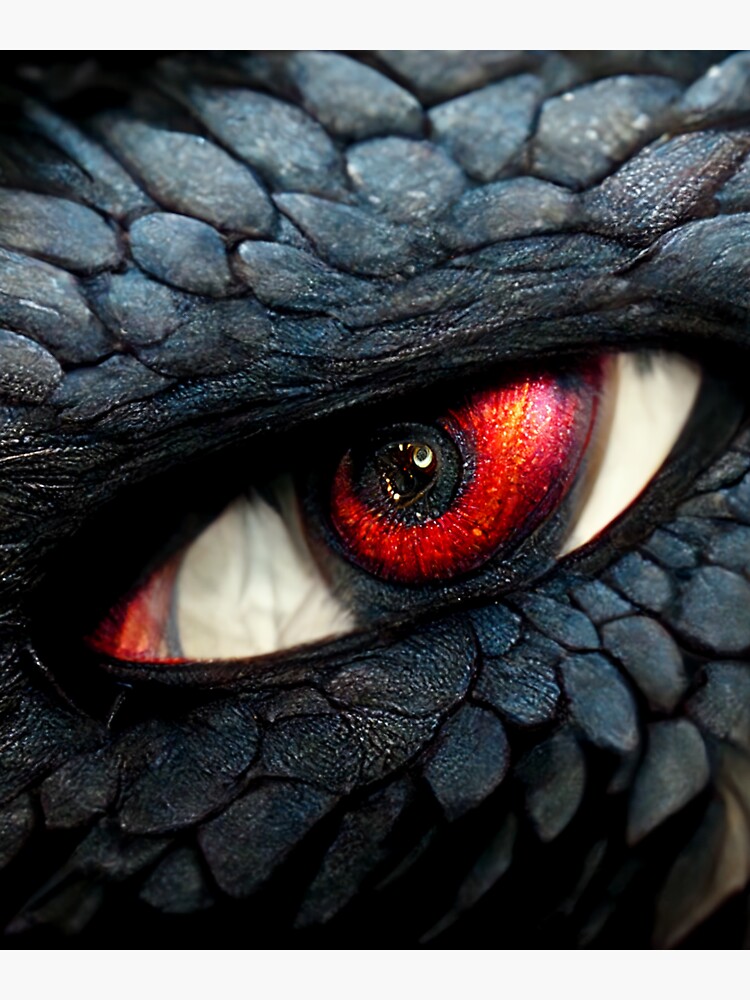 "An Amazing Red Dragon Digital Art, Digital Art Paint" Sticker for Sale ...