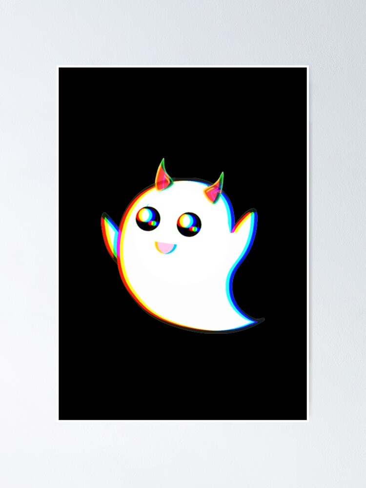 "Cute devil ghosty" Poster for Sale by HuiArt | Redbubble