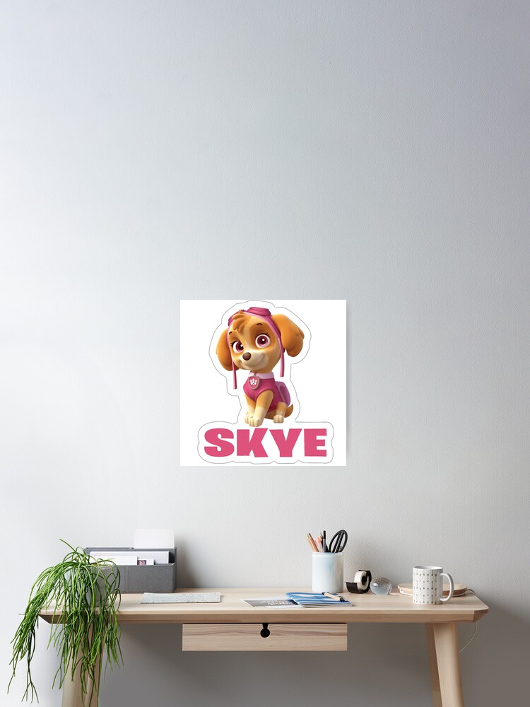 "Paw Patrol Skye" Poster for Sale by docubazar7 | Redbubble