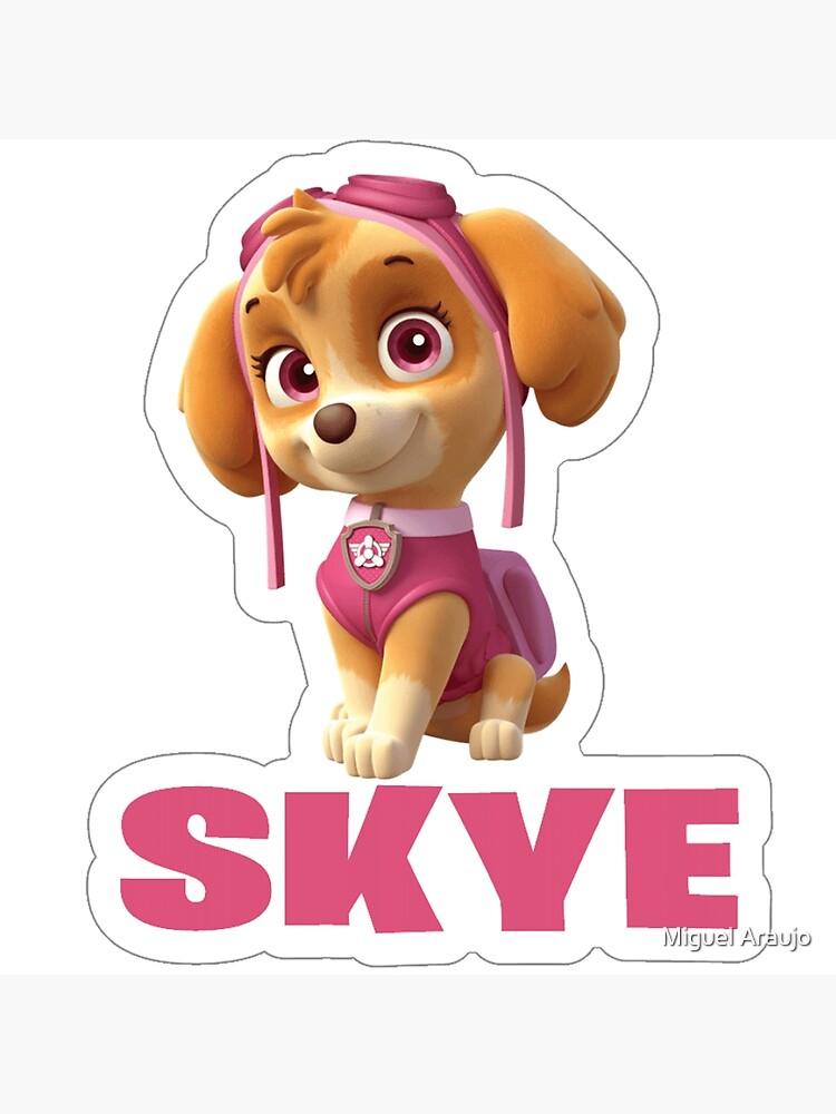 "Paw Patrol Skye" Art Print for Sale by Miguel Araujo | Redbubble