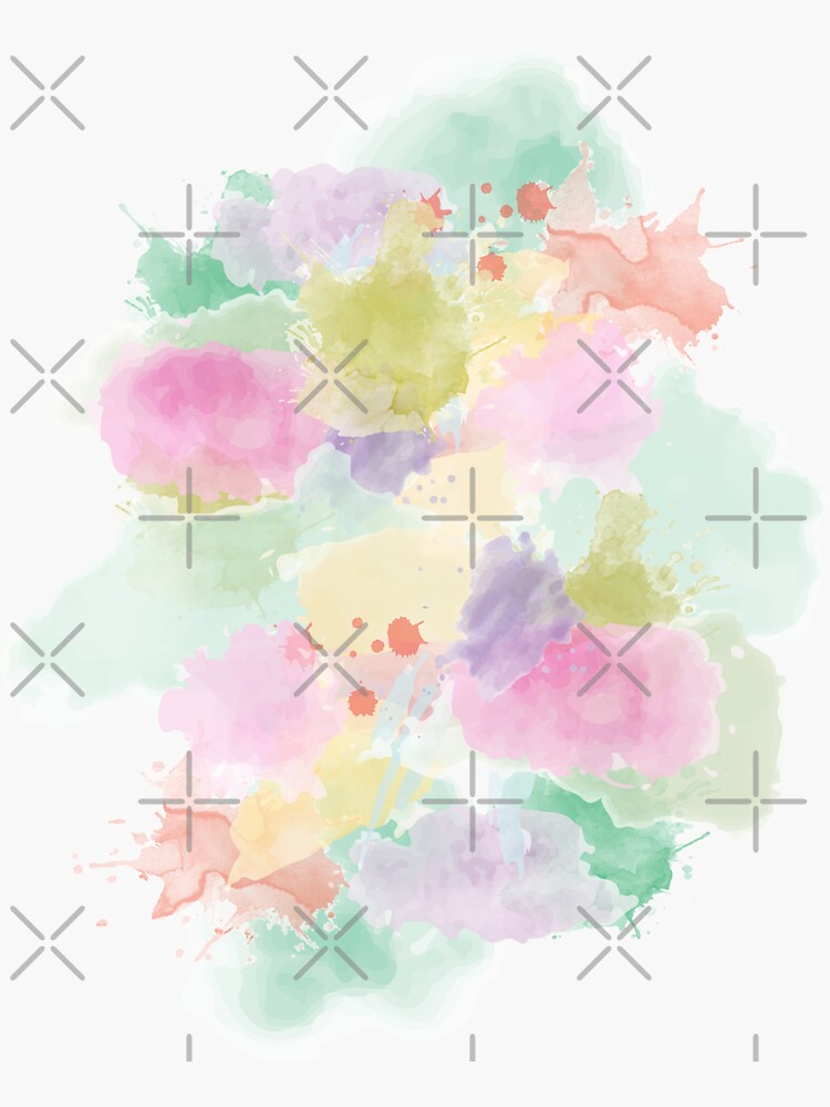 "Colorful background design." Sticker for Sale by HakanKACAR2014 ...