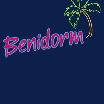 "Benidorm Classic " Sticker for Sale by mezadoren | Redbubble