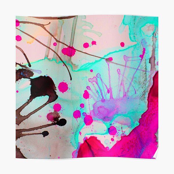 "Graffiti Paint Splash" Poster for Sale by TotallyRetroArt | Redbubble