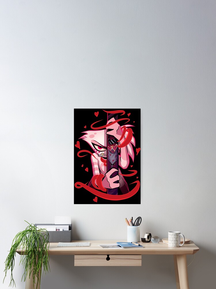 "Angel Dust and Valentino Addicted - Hazbin Hotel " Poster for Sale by ...