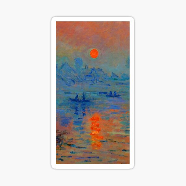 "claude monet" Sticker for Sale by kwinssi | Redbubble