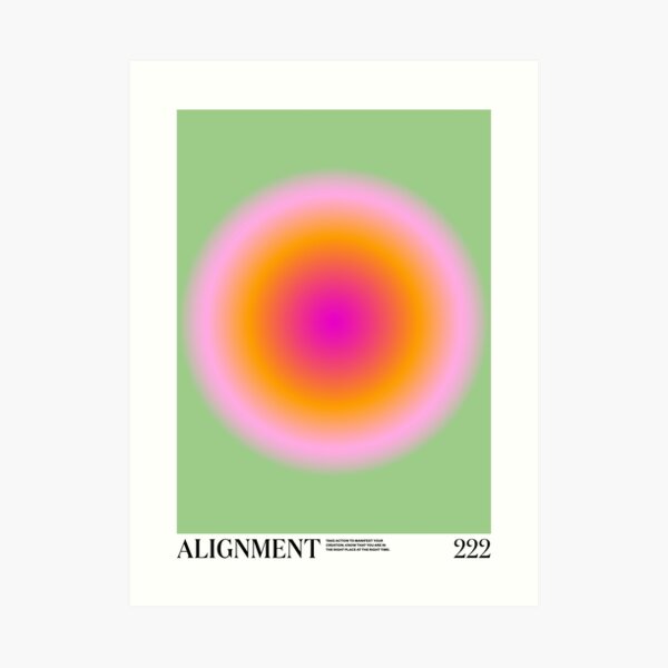 "Angel Number 222 Alignment Print" Art Print for Sale by tiger-spirit ...