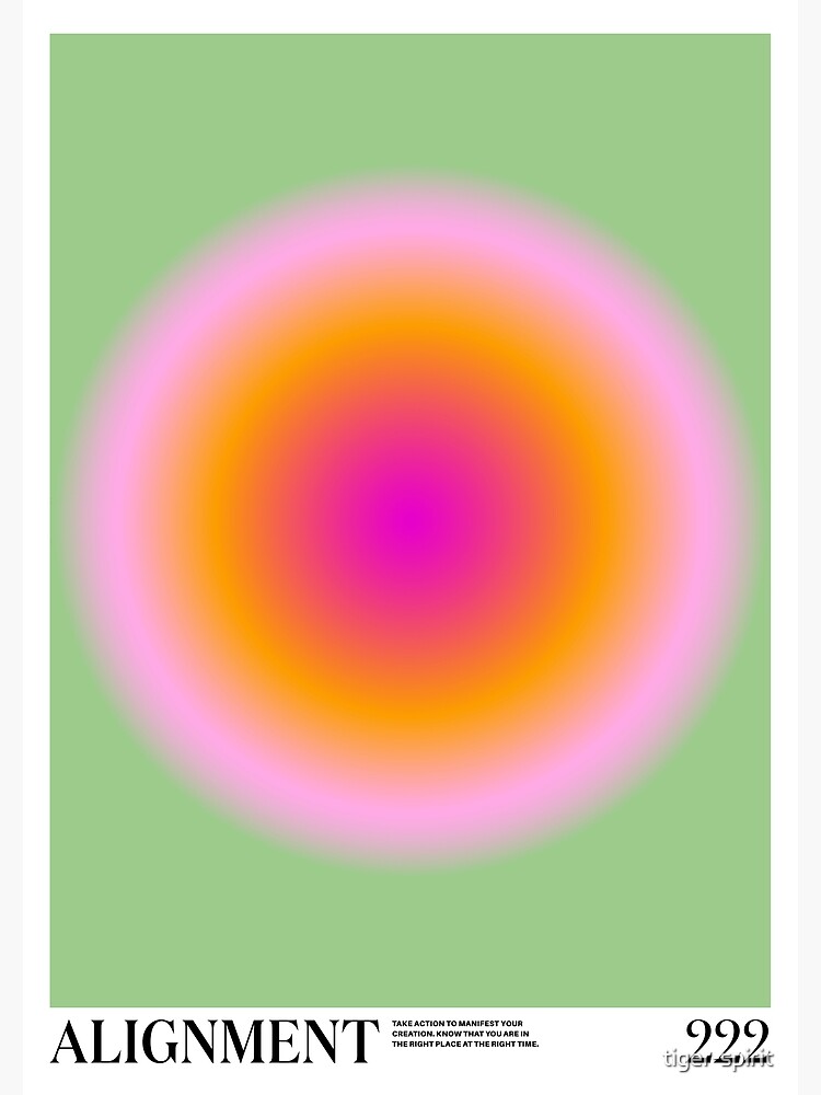 "Angel Number 222 Alignment Print" Art Print for Sale by tiger-spirit ...