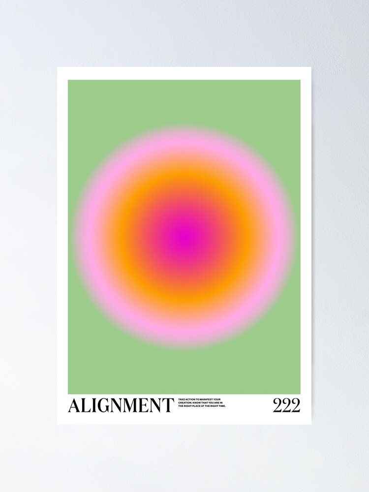 "Angel Number 222 Alignment Print" Poster for Sale by tiger-spirit ...