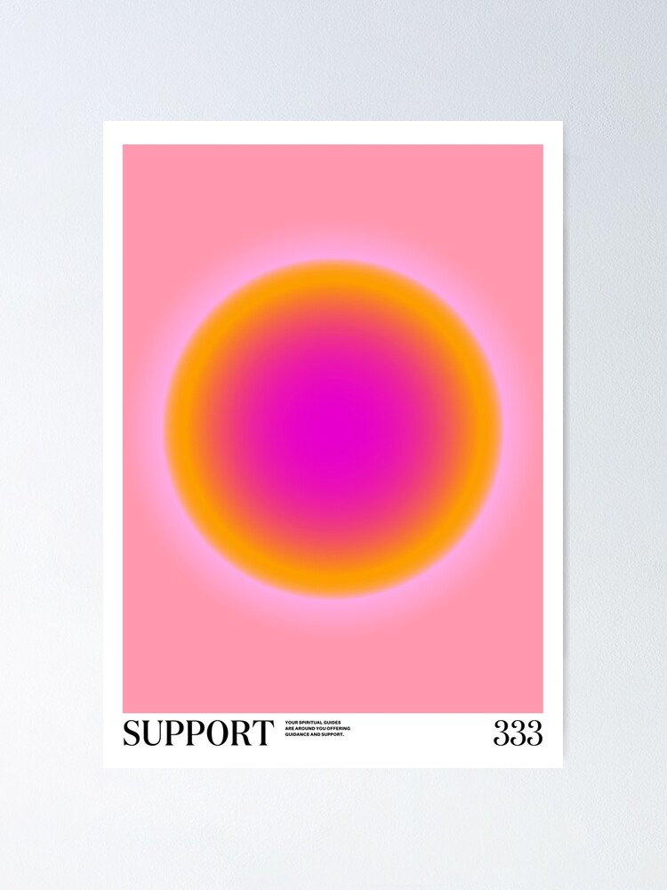"Angel Number 333 Support Print" Poster for Sale by tiger-spirit ...