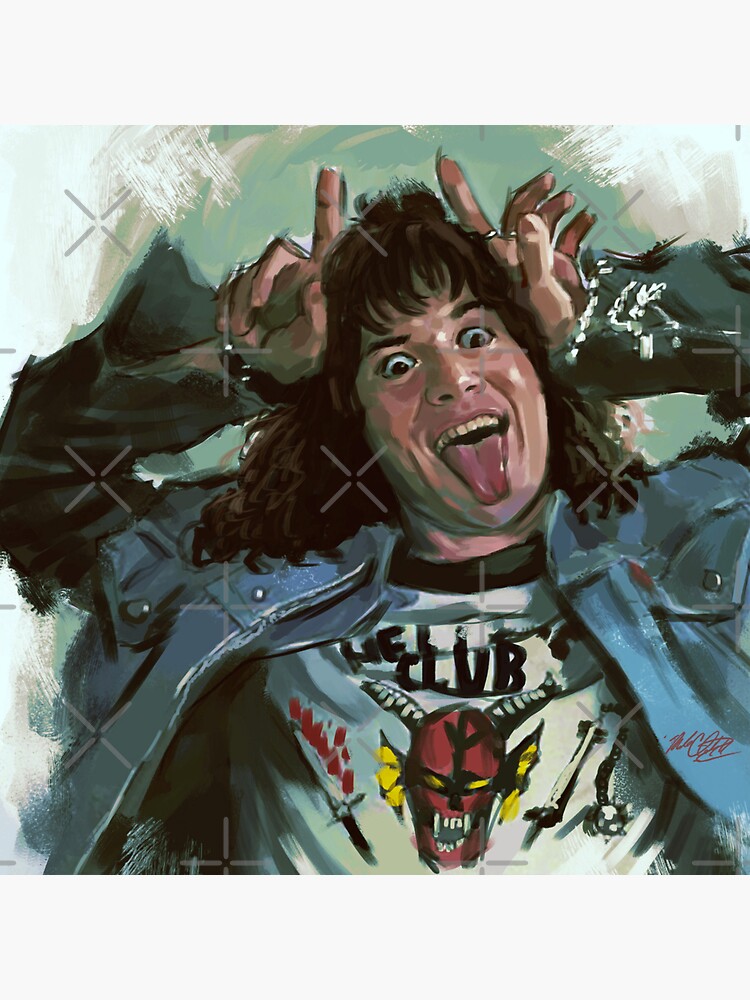 "Eddie" Sticker for Sale by markclarkii | Redbubble