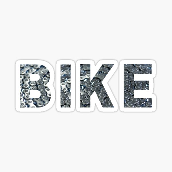 " BIKE: Gift idea for cyclists from the CycleDesignShop #253" Sticker ...