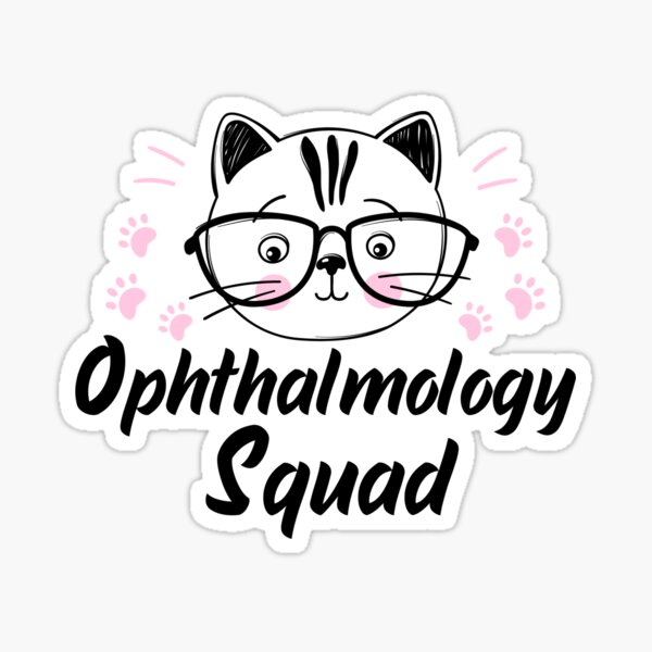 "Ophthalmology Squad" Sticker for Sale by art-master1 | Redbubble