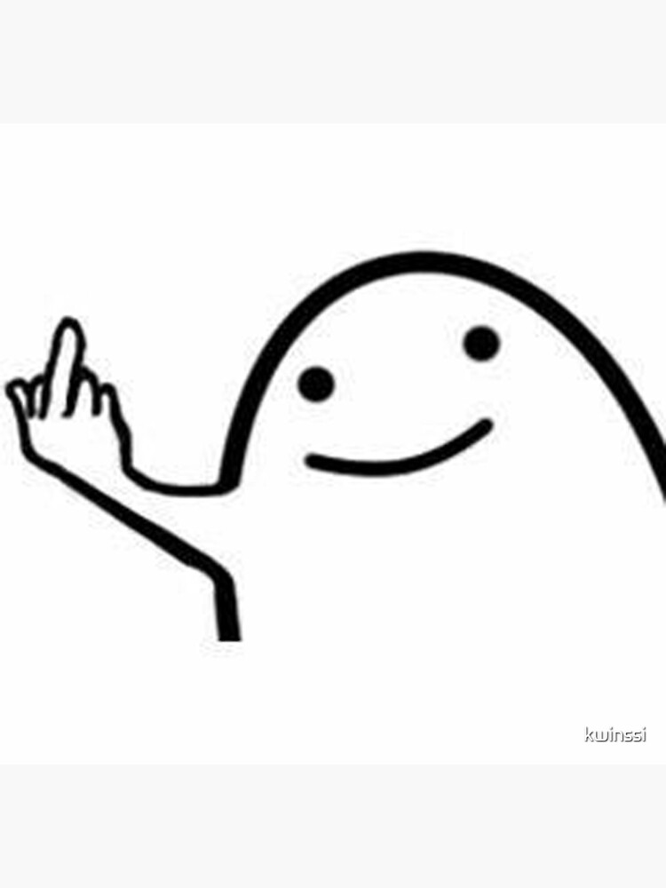 "f**k middle finger troll meme face" Poster for Sale by kwinssi | Redbubble