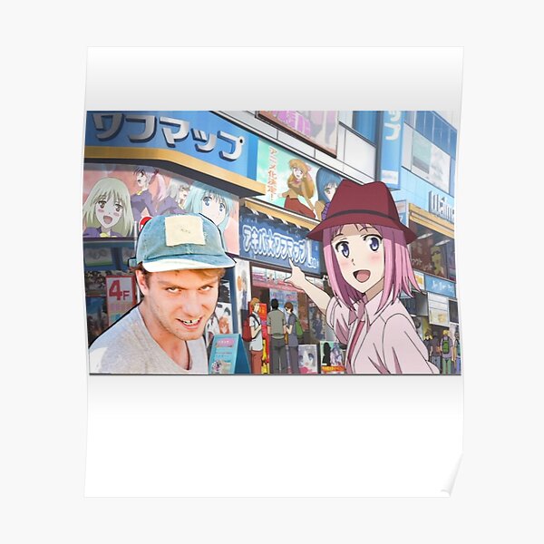 "Waifu + Mac Demarco's first date " Poster by Sleepgazer | Redbubble