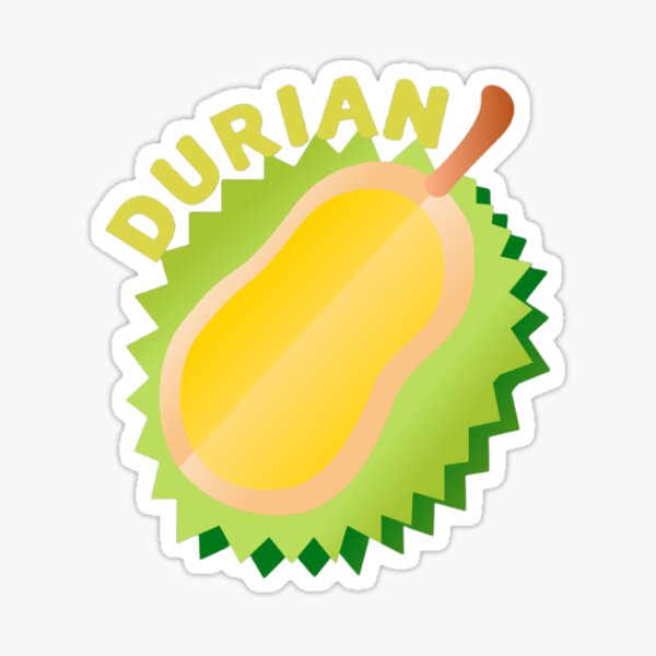 "Thai Durian" Sticker for Sale by fuengpha1 | Redbubble