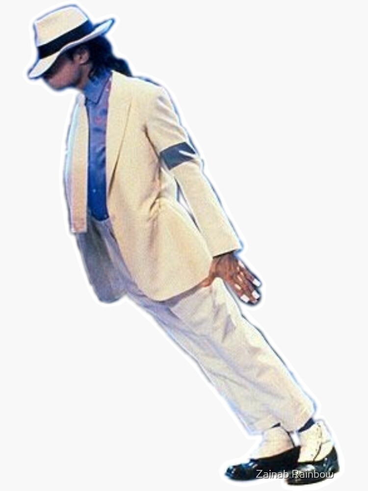 "Smooth Criminal stickers" Sticker for Sale by Zainab Rainbow | Redbubble