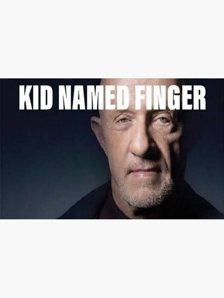"kid named finger" Sticker for Sale by Mossaab01 | Redbubble