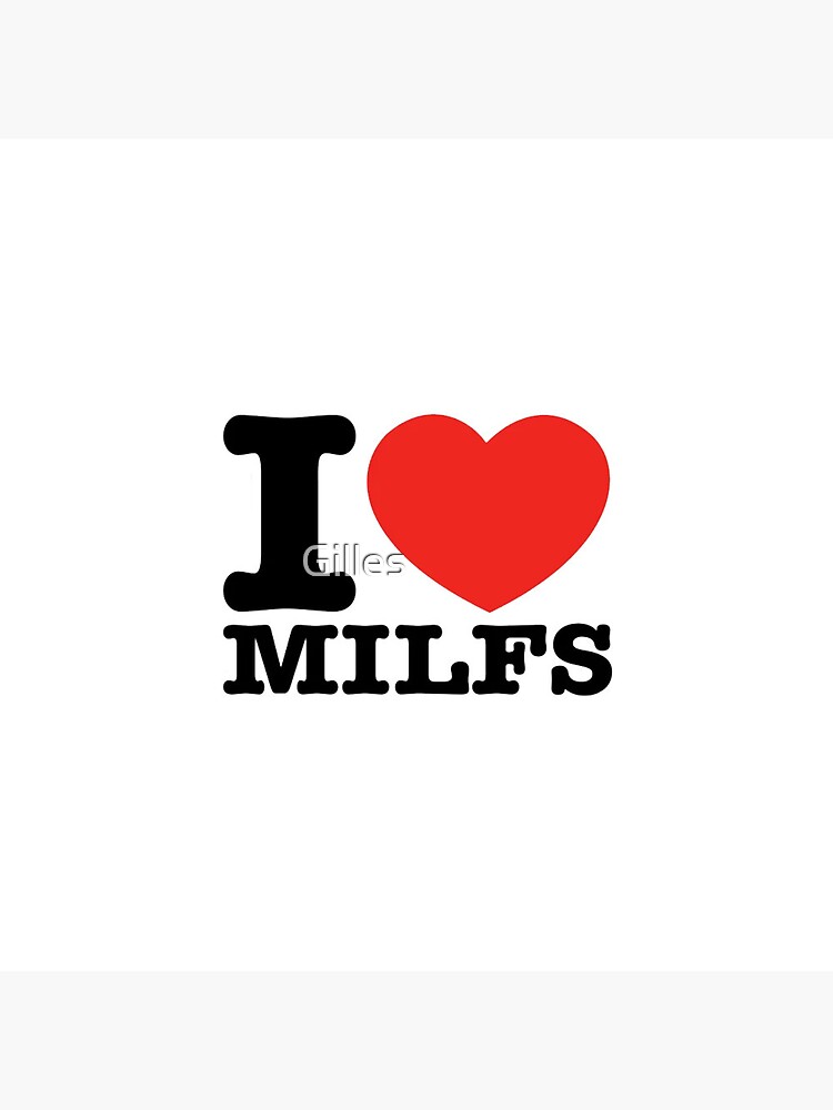 I Love Milfs I Heart Milfs Pin For Sale By Otmanch Redbubble