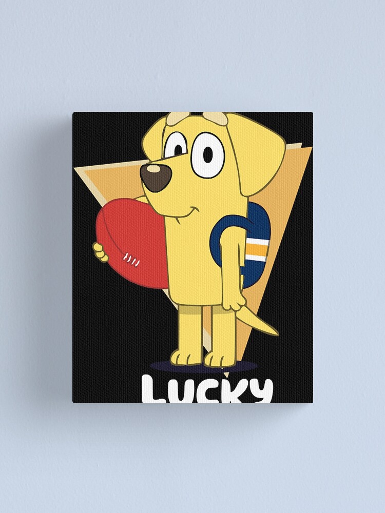 "Blueys Lucky bluey cartoon" Canvas Print for Sale by poppyballard918 ...