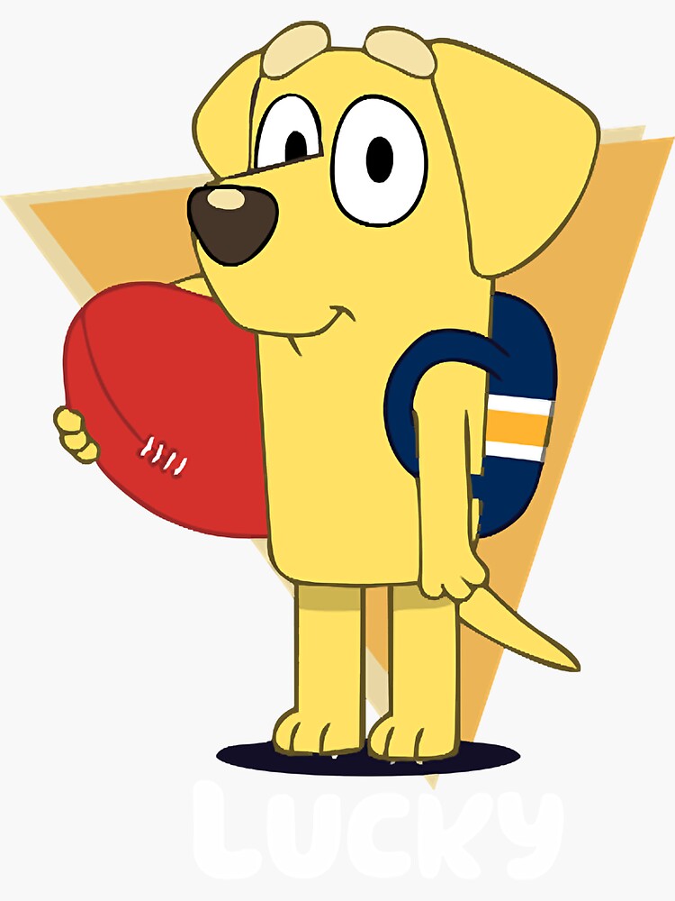 Pegatina «Dibujos animados de Blueys Lucky bluey» de poppyballard918 ...